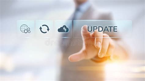 Update Software Application And Hardware Upgrade Technology Concept Stock Image Image Of