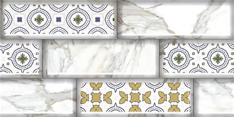 طراحی کاشی دیوار دیجیتال الگوی هندسی دکور دیوار انتزاعی در چند رنگ می
