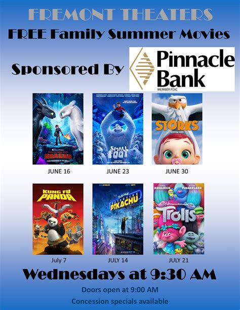 We Are Partnering With Pinnacle Bank To Fremont Theaters Facebook