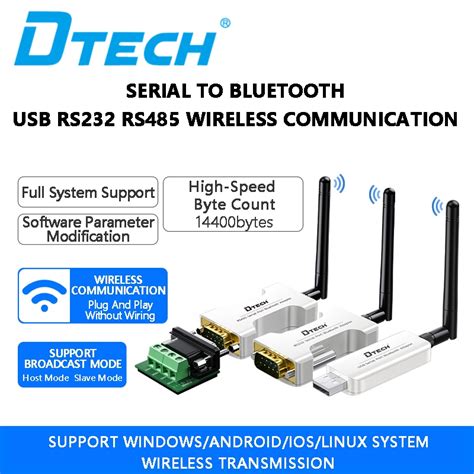DTECH RS Serial Port To Bluetooth Serial Port Module To RS Wireless Transparent