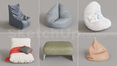 7480 Free Sketchup Chair Lazy Model Download Sketchup Models For