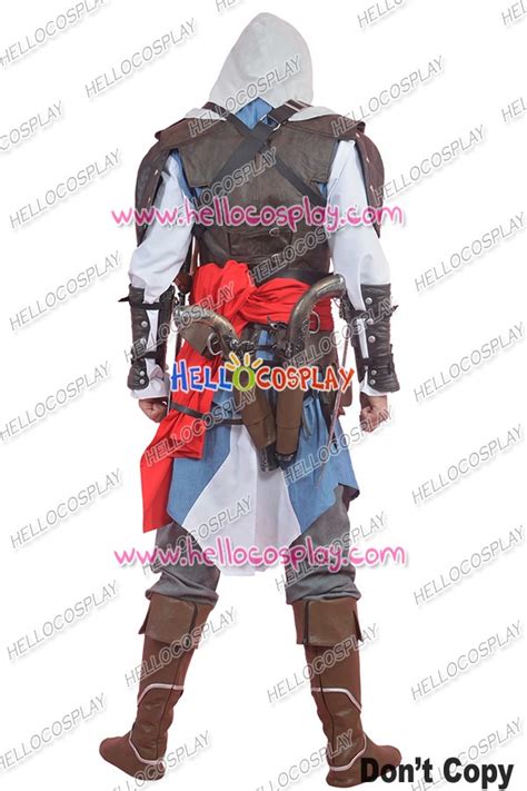 Assassins Creed Iv Black Flag Cosplay Edward James Kenway Costume Full Set