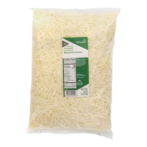 GRANDE LOW MOISTURE WHOLE MILK MOZZARELLA CHEESE SHREDDED US Foods CHEF STORE