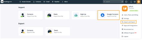 Importing Contacts From Google Contacts Onepagecrm Help Center