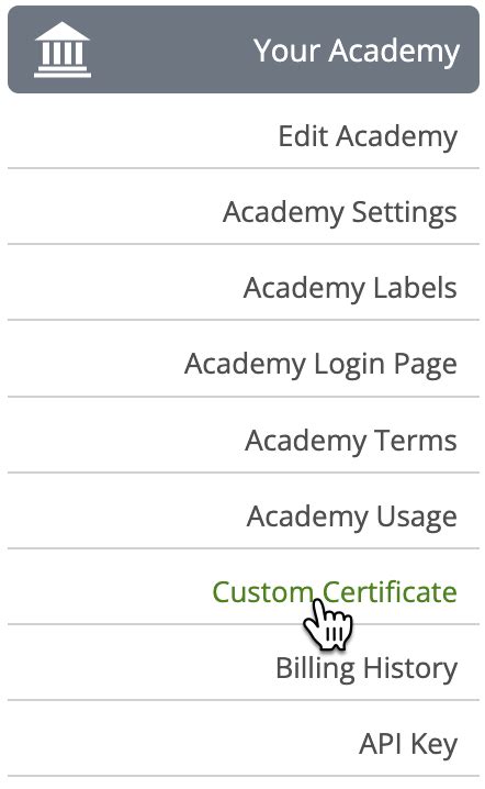 Implementing Advanced Custom Certificates Schoox Support Center