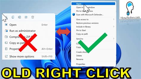 How To Enable Old Right Click Menu Windows How I Solve