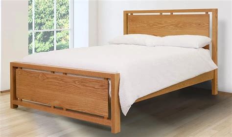 Solid Oak Bed Handmade In The Uk For Green Woods Furniture