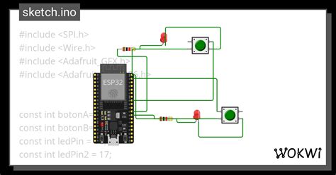 Oled Con Boton Y Led Copy2 Copy 2 Wokwi Esp32 Stm32 Arduino Simulator