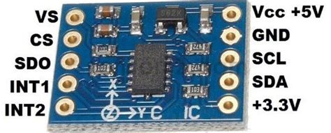 Adxl345与arduino