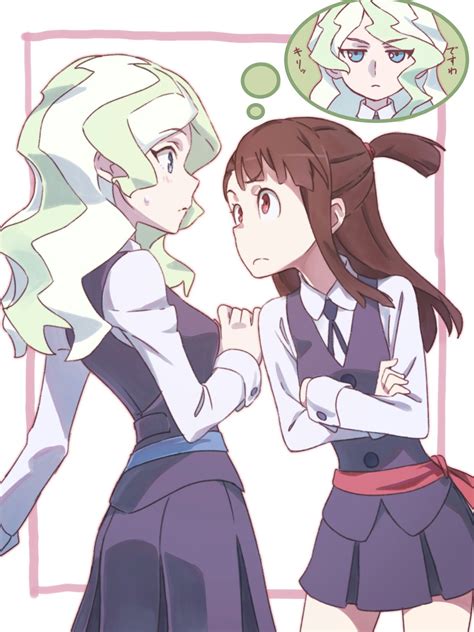From Left To Right Diana Cavendish And Kagari Akko 篝 アッコ