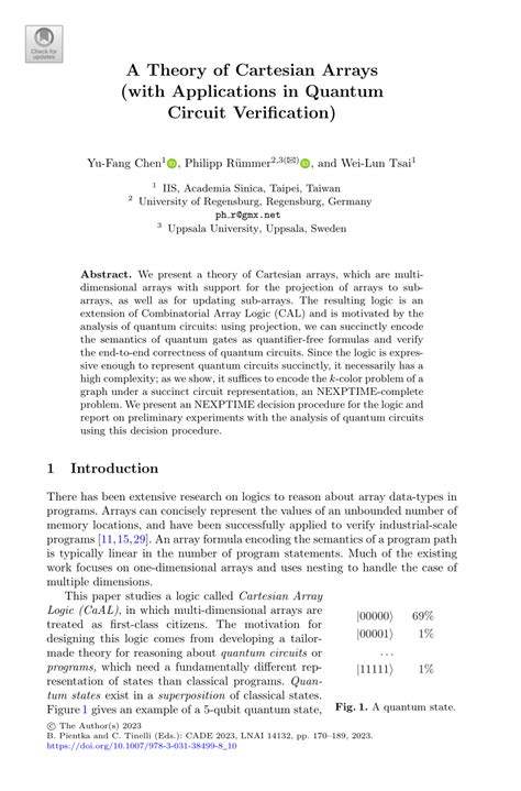 Pdf A Theory Of Cartesian Arrays With Applications In Quantum