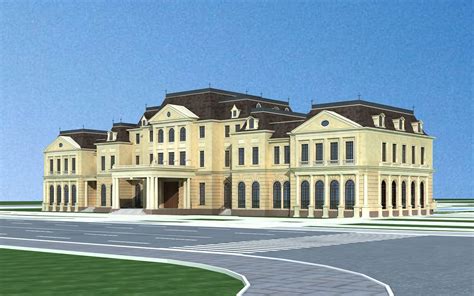 欧式会所3dmax 模型下载 光辉城市