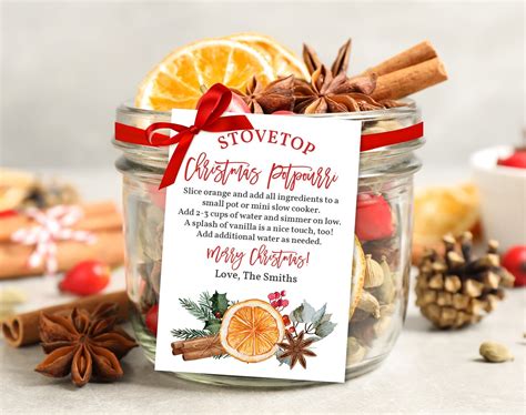 How To Make Stovetop Christmas Potpourri With Printable T Tags Artofit