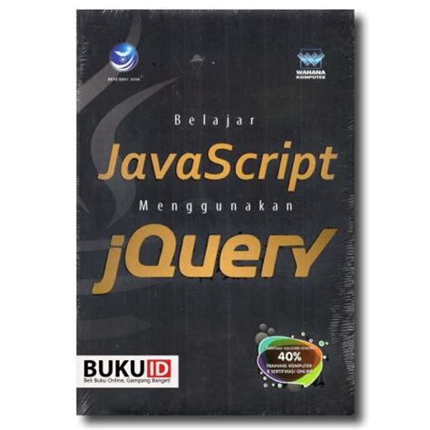 jual buku belajar javascript menggunakan jquery kota tangerang buku