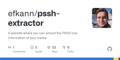 Github Efkann Pssh Extractor A Website Where You Can Extract The