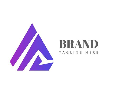 Elementos De Plantilla De Diseño De Icono De Logotipo Triangular
