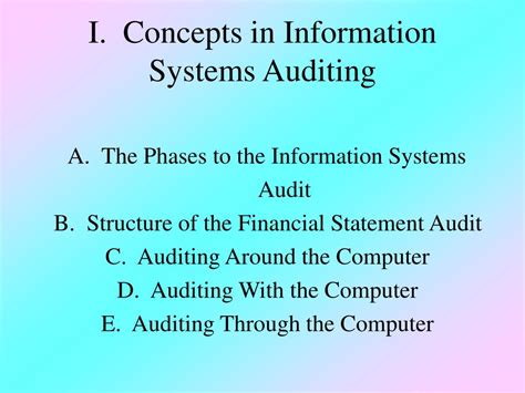 Ppt Chapter 13 Auditing Information Technology Powerpoint