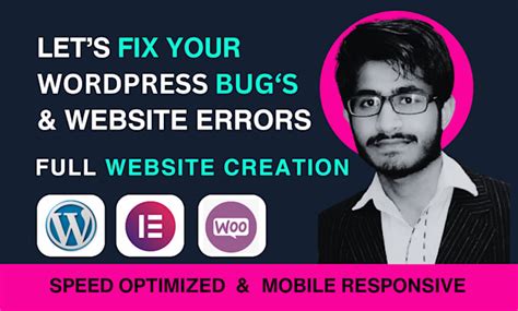 Fix Wordpress Issues Website Maintenance And Resolve Elementor Website