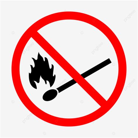 No Open Flame Icon No Matches Icon No Fire Icon No Fire PNG And