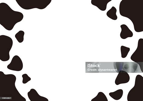 Grafik Vektor Pola Cetak Kulit Sapi Ilustrasi Stok Unduh Gambar