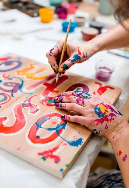 Цветный нарисованный вручную знак Ai сгенерированное изображение