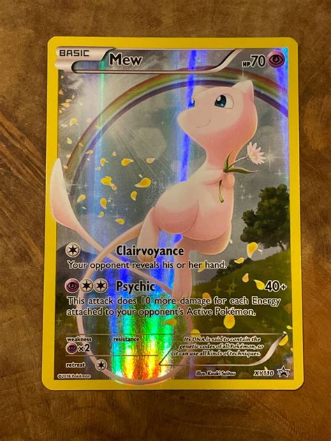 Mavin Mew XY Black Star Promo Holo Rare Pokemon Card Lightly Played