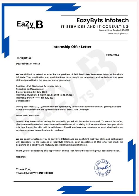 Internship Newbeginnings Careergrowth Eazybyts Eazybyts