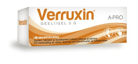 VERRUXIN geeli 5 g - Yliopiston verkkoapteekki