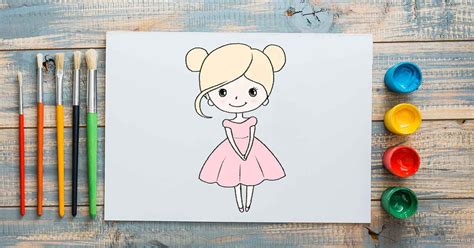 آموزش نقاشی گوگولی دخترانه عکس نودی