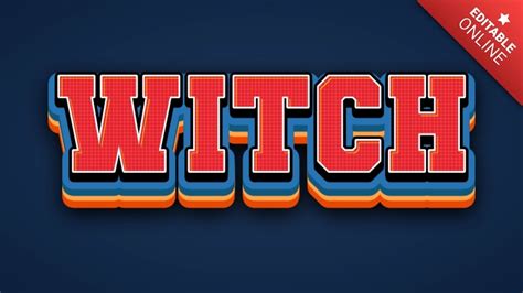 Witch Text Effect Generator Textstudio