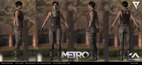 Metro Exodus Anna Szabat Anna Exodus Artwork