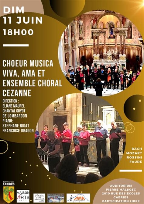 Chorale Le Choeur Musica Viva Cabries