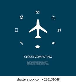 Cloud Computing Stock Vector Royalty Free 125017349 Shutterstock
