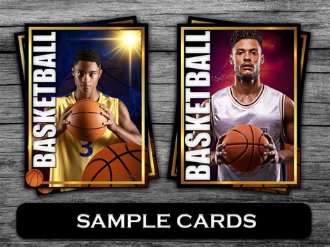 20 Basketball Digital Backgrounds Sports Poster Basketball Card