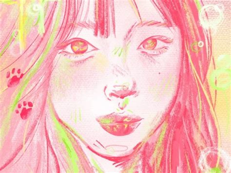 따뜻한 그림체 오일파스텔 느낌의 캐리커쳐 디지털 드로잉 크몽
