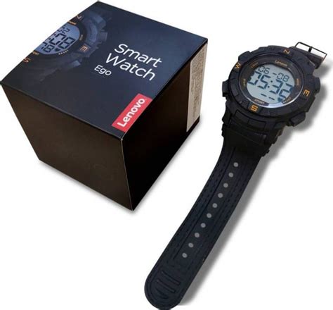 Lenovo EGO Smartwatch With 1 6 Inch Display HR Monitor Announced For INR 1 999