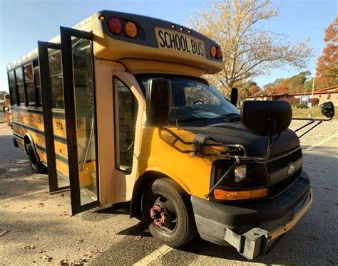 2013 Chevrolet Express 3500 Collins Small School Bus 637 Mathies