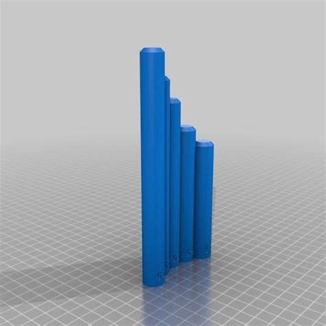 Download Free Stl File Five Note Pan Flute • Model To 3d Print ・ Cults