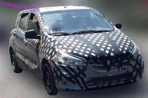 Spy Shots Wuling Baojun 310 Testing In China