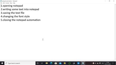 Notepad Automation Youtube