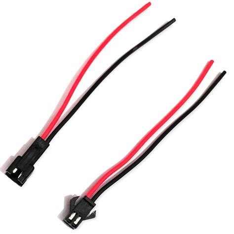 Buy Jst Sm 2 Pin Plug Male And Female Connector Pair With Wire Online