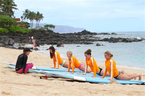 North Shore Surf Girls Best Surf Lessons North Shore Oahu