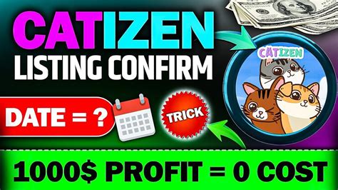 CATIZEN AIRDROP Listing Date Confirm TOP Trick Catizen Airdrop Unlimited Level Increase