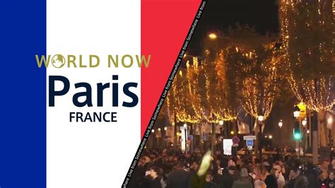 【ライブ 12月1日夜】クリスマス間近！フランス・パリの街中めぐる生配信🎄 Worldnow In Paris Tbs News Dig