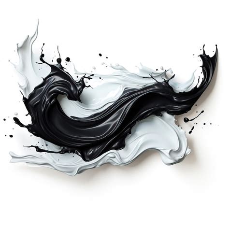 Vector Réaliste Vector De Traits De Pinceau Sur Fond Blanc Vecteur