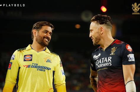 Ipl 2023 Faf Du Plessis Wins Toss Rcb Invite Csk To Bat First