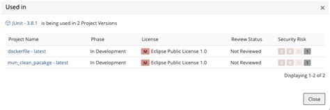 how to figure out where does a detected component vulnerability come