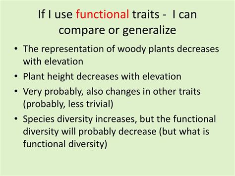 Ppt Functional Traits Their Use In Community Ecology Powerpoint Presentation Id3759323