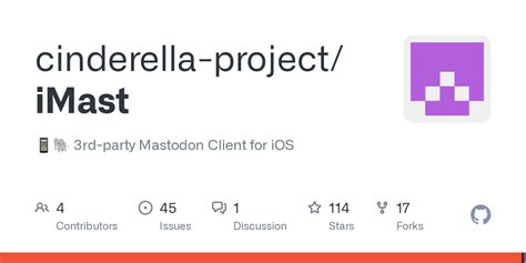 Github Cinderella Projectimast 📱🐘 Mastodon Client For Ios And Macos