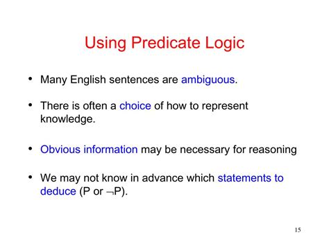 PPT Using Predicate Logic PowerPoint Presentation Free Download ID 561599